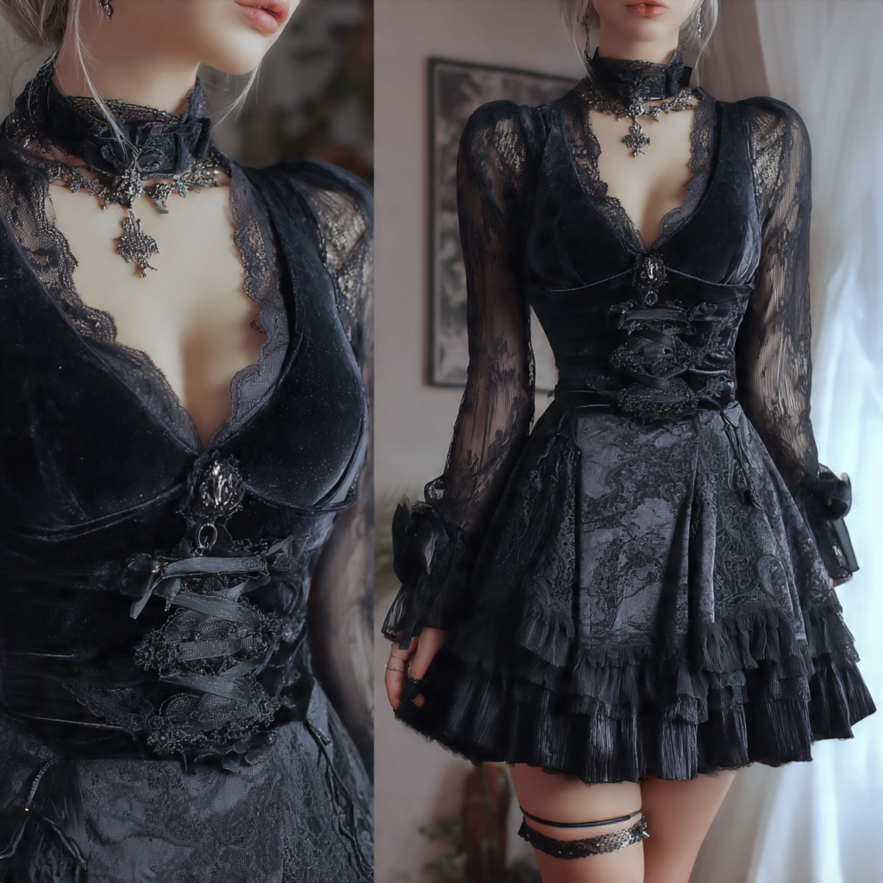 20 Trendy Stunning Romantic Goth Outfits To Inspire Your Look